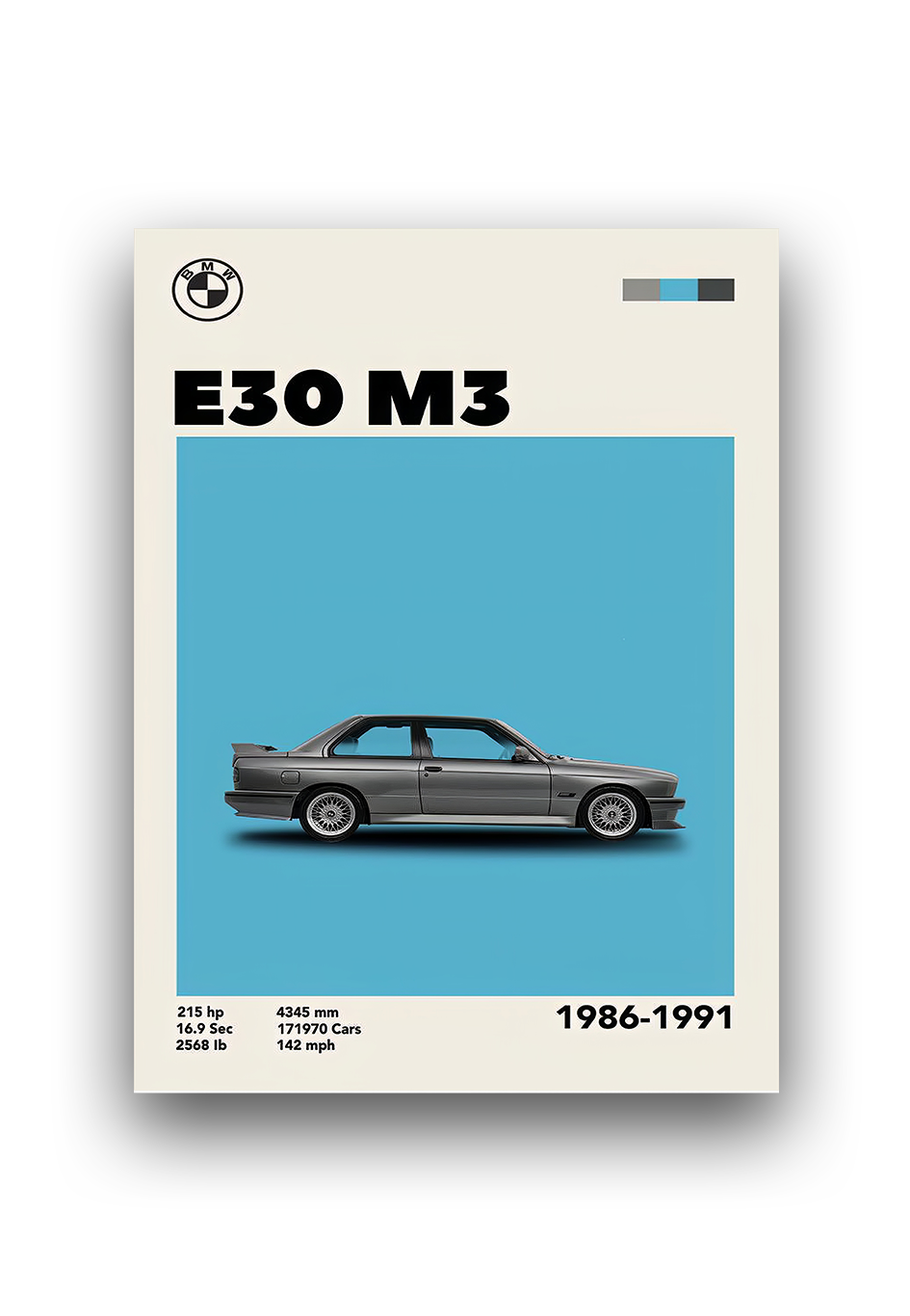 BMW - E30 M3 – Decor Your Walls