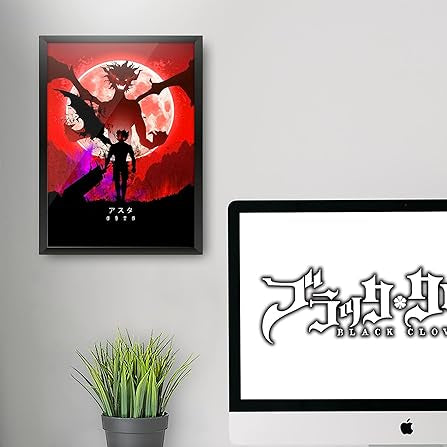 Black clover - Asta - Fifth Leaf Demon – Decor Your Walls