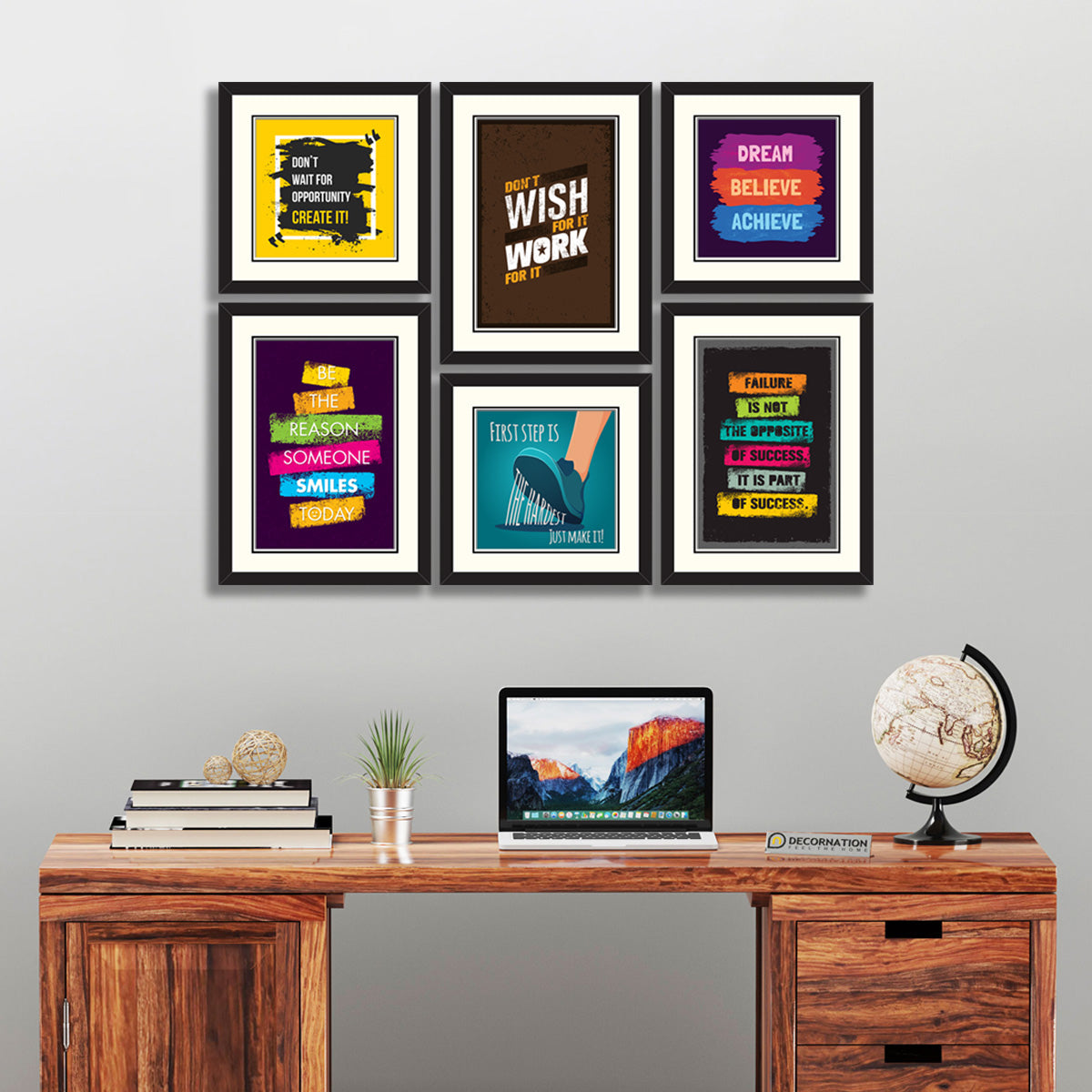 Motivational Frames Set of Frames - Setup – Decor Your Walls