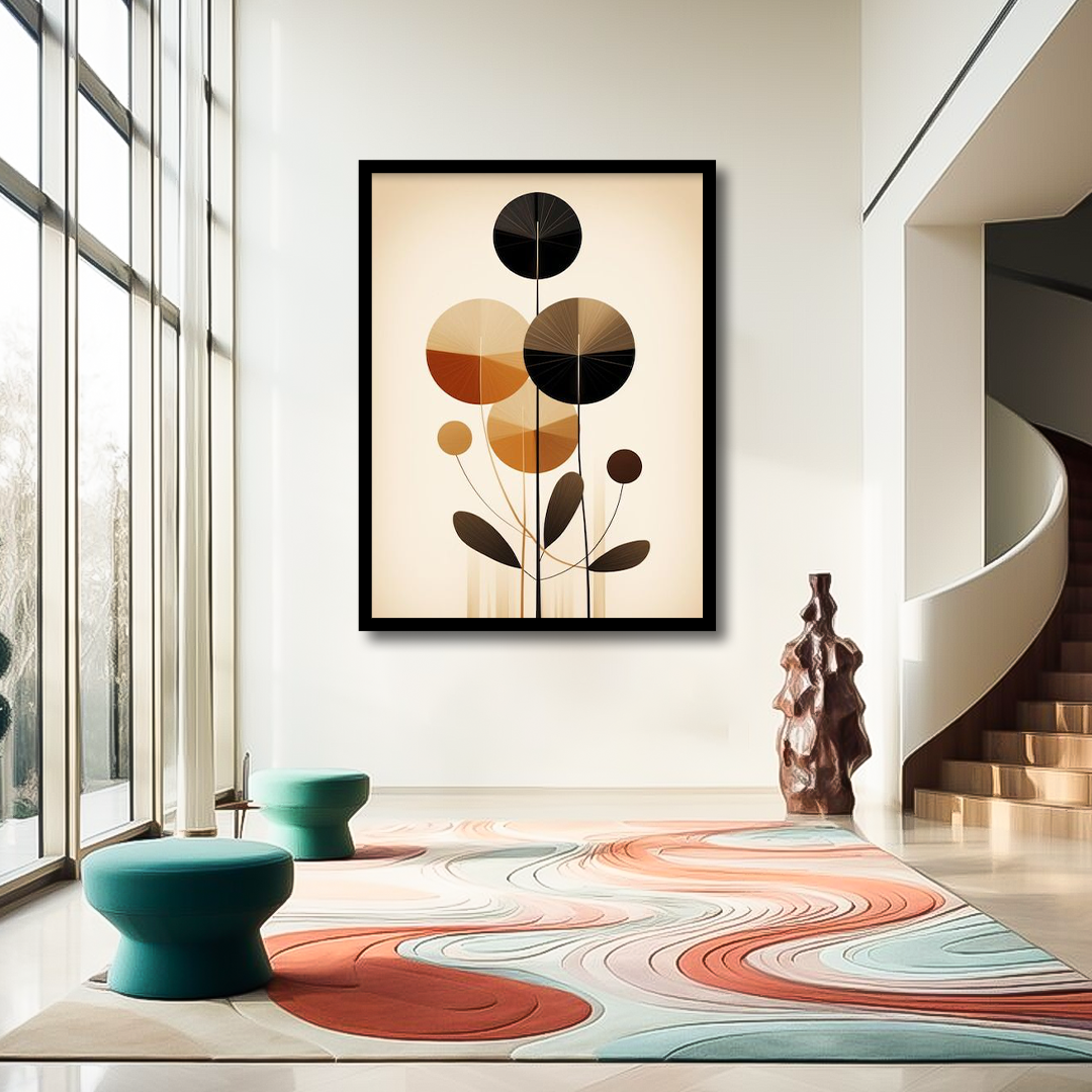 Stunning Abstract Flowers Frame Wall Art – Decor Your Walls